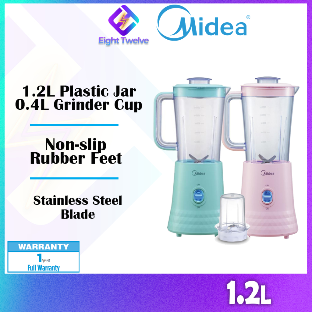 Midea MBL-25PK/GN 1.2L Blender (250W) | Shopee Malaysia