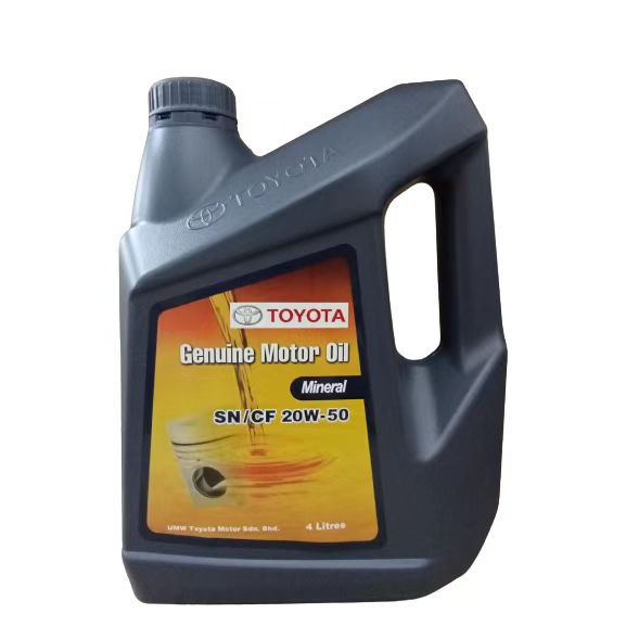 TOYOTA 20W-50 MINERAL 20W50 ENGINE OIL 4L | Shopee Malaysia