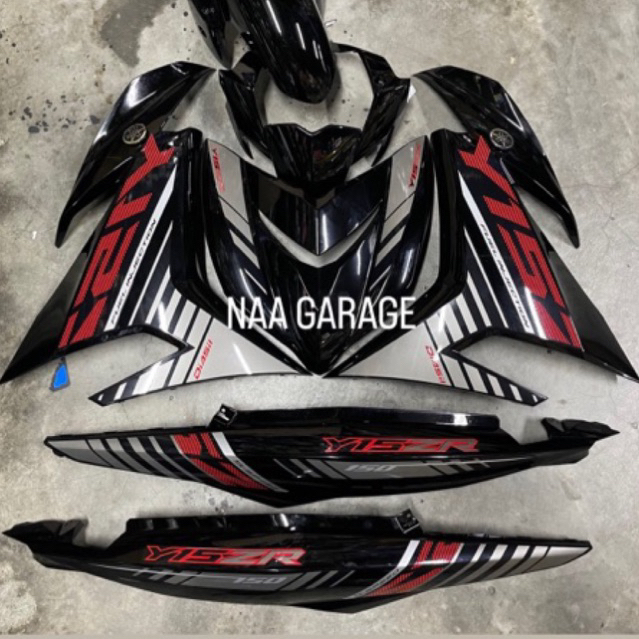 COVERSET BATMAN BLACK FIRST MODEL Y15 V1-V2 FREE AMBLEM LOGO YAMAHA ...