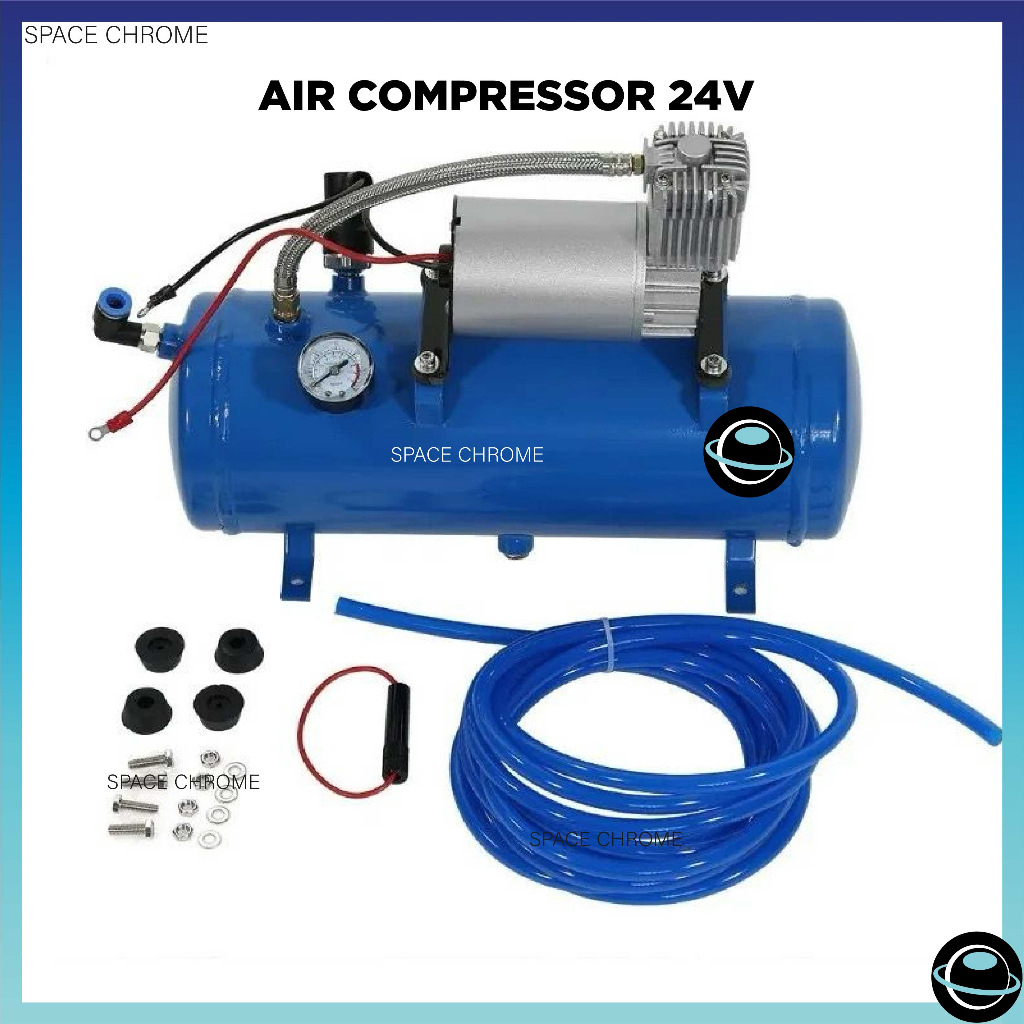 AIR COMPRESSOR FOR AIR HORN BASURI / AJ HORN 24V | Shopee Malaysia