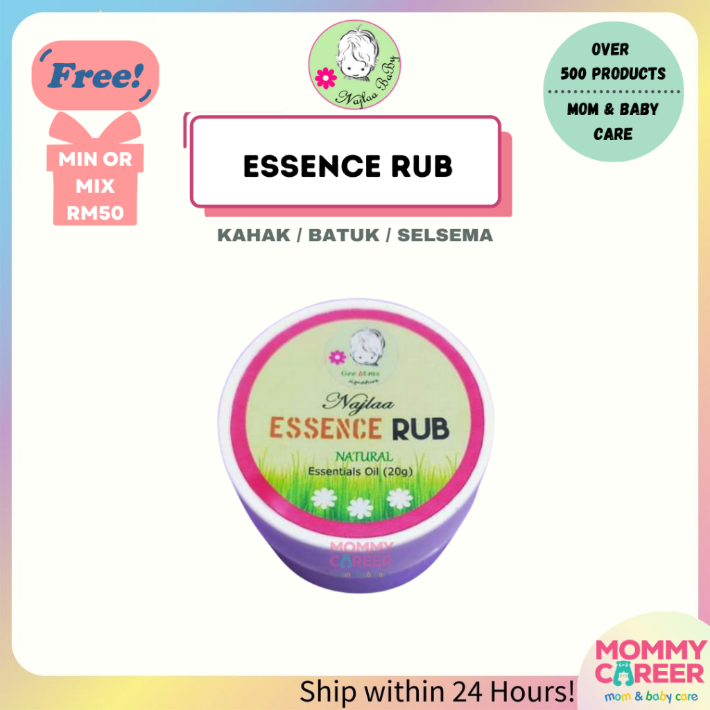 Essence Rub Najlaa Baby Skincare Baby Herbal Cream Krim Anak Batuk ...