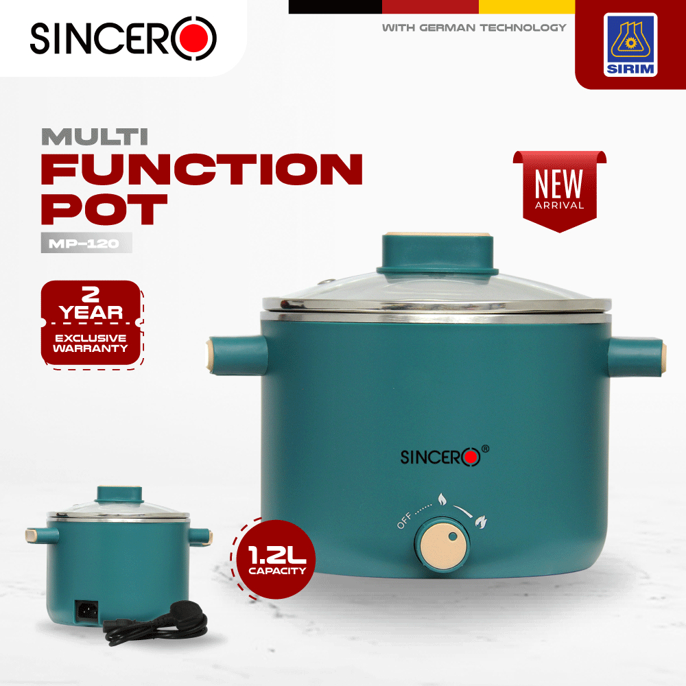 [Kingsman] SINCERO 1.2L Multifunction Pot Stainless Steel Inner Pot ...