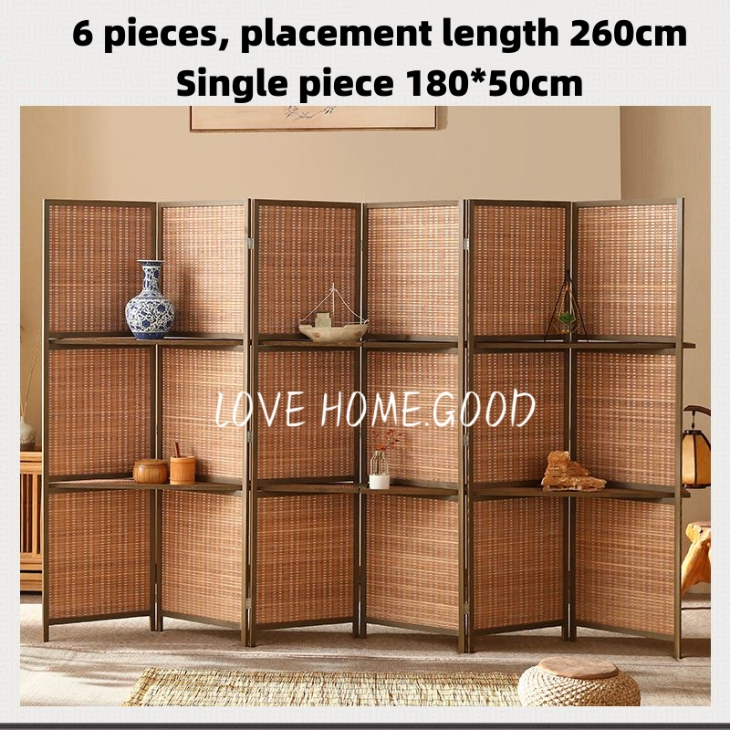 Japanese-Style Foldable Screen Partition Foldable Screen Living Room ...