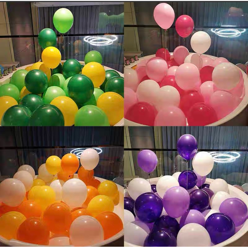 SET •30pcs• latex balloons party birthday wedding balloon decoration ...