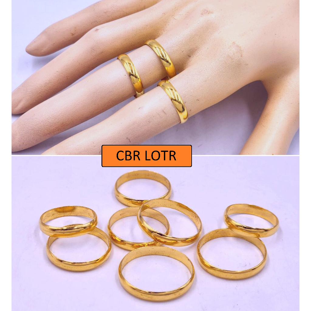 Cincin Belah Rotan Emas 916 Original Cincin Emas Cincin Cincin Bajet ...