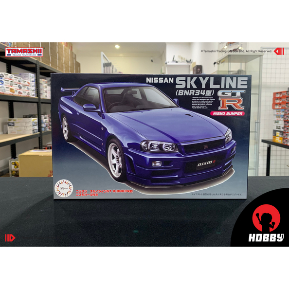 Fujimi Skyline GT-R BNR34 w/Nismo Parts (Scale 1/24) | Shopee Malaysia