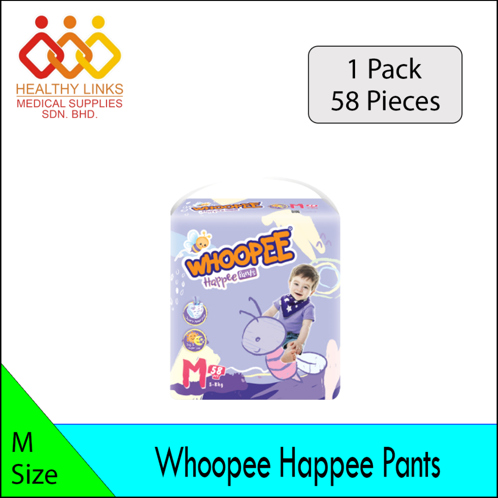 [Last Stock Promotion] Whoopee Happee Pants (1 Pack) - Size M (58x1 ...