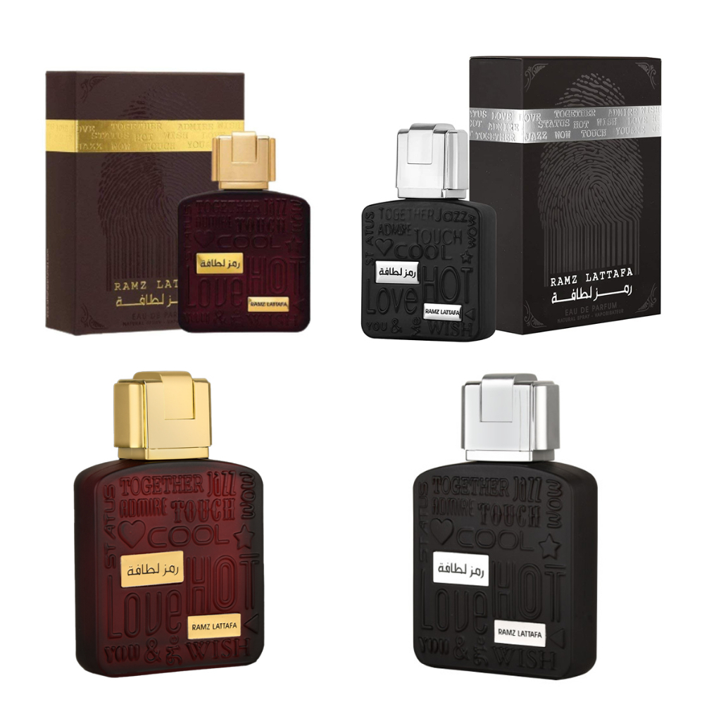 Lattafa Perfumes 100ml collection perfume Ramz Gold , Ramz Silver ...