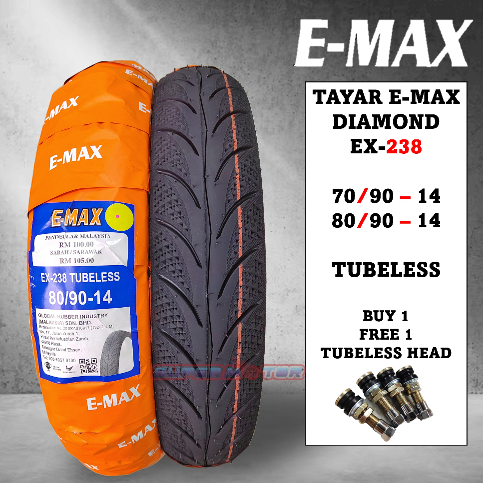 TAYAR SCOOTER EGO / NOUVO 70/90-14 - 80/90-14 - 90/90-14 - 70/90-16 ...