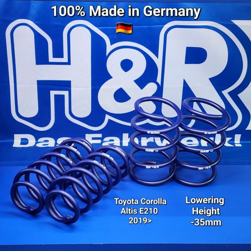 Toyota Corolla Altis E210 - H&R Sport Springs | Shopee Malaysia