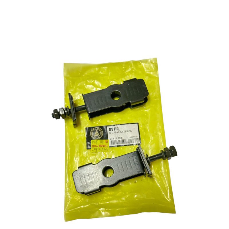 DEMAK DV110 - CHAIN ADJUSTER SET + PLATE (R/L) DV 110 | Shopee Malaysia