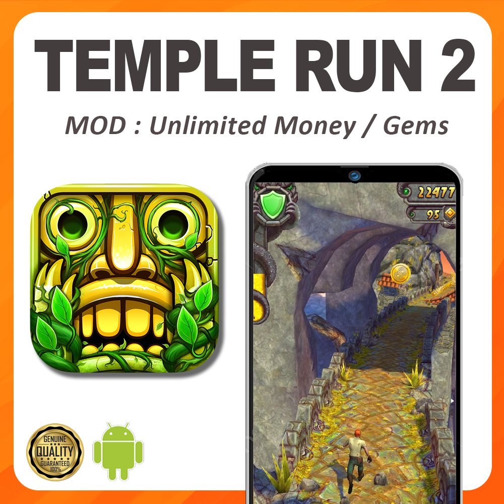 Temple Run 2 MOD APK 📱[ LIFETIME PREMIUM]📱[NO VIRUS]📱[100% WORKING] | Shopee Malaysia