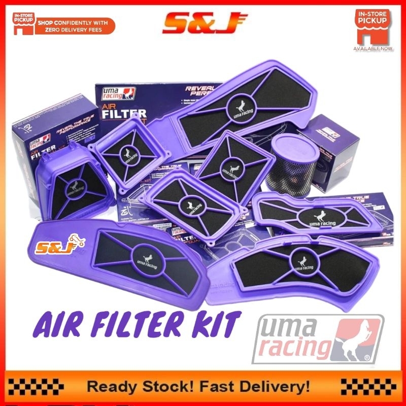 UMA RACING RACING AIR FILTER Y15 Y16 LC135 VF3I RS150 RSX NVX NMAX V1 ...