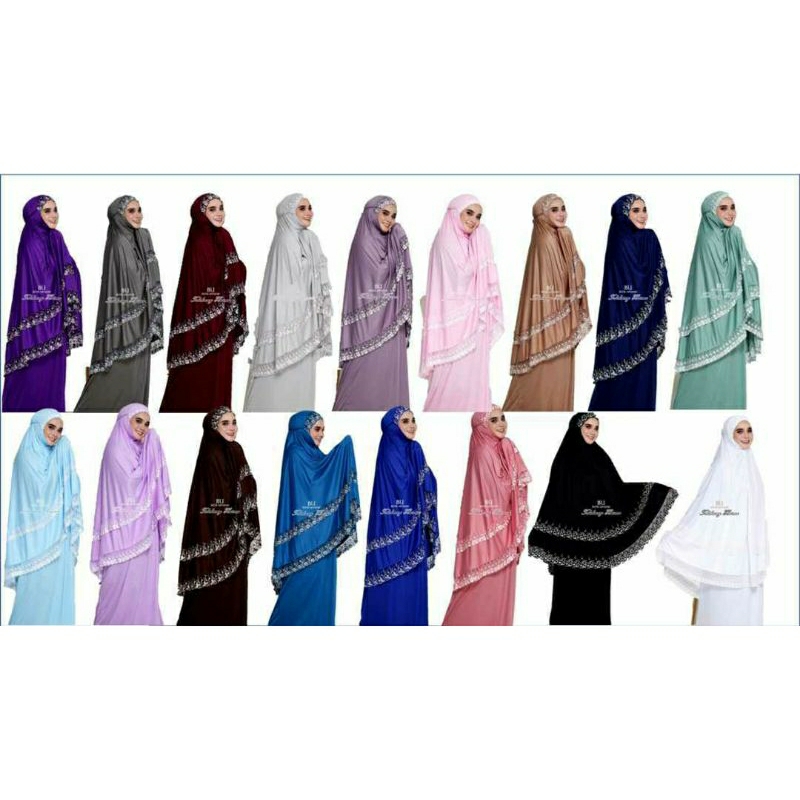 Telekung 2 Lace Exclusive (Ready Stock ) | Shopee Malaysia