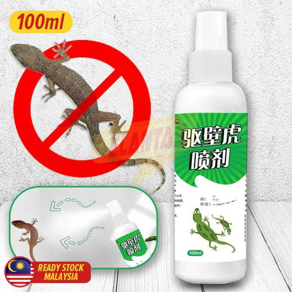 驱赶壁虎喷剂 Gecko Lizard Repellent Spray (100 ml) Penyembur Penghalau Cicak ...
