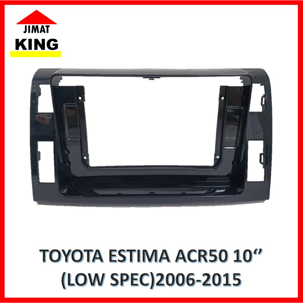 Android Player Casing ESTIMA ACR50-10'' (LOW SPEC) 2006-2015 UV BLACK ...