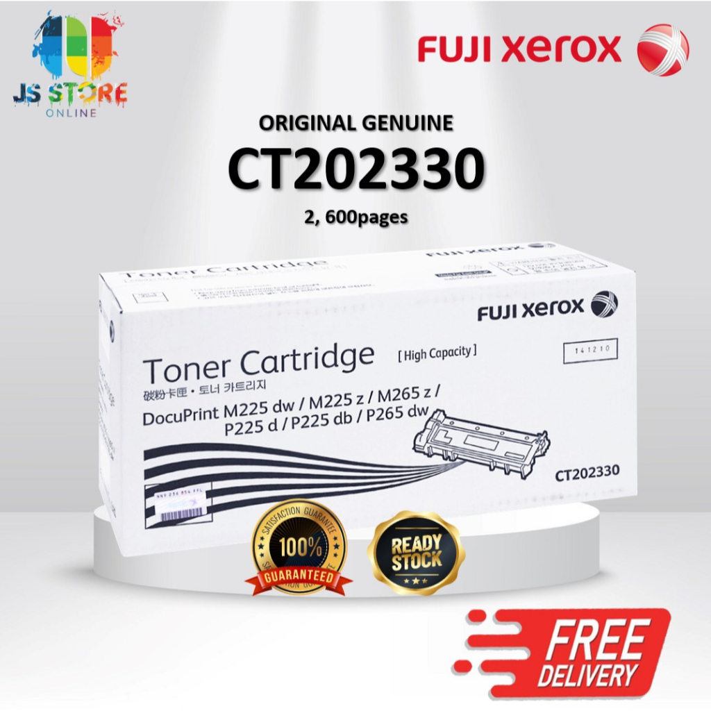 [100% ORIGINAL]Fuji Xerox CT202330 Black High Yield Toner Cartridge ...