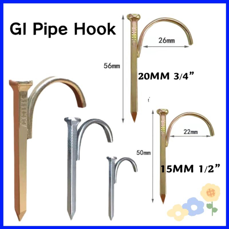 GI Pipe Hook J Hook Pipe Clip | Shopee Malaysia