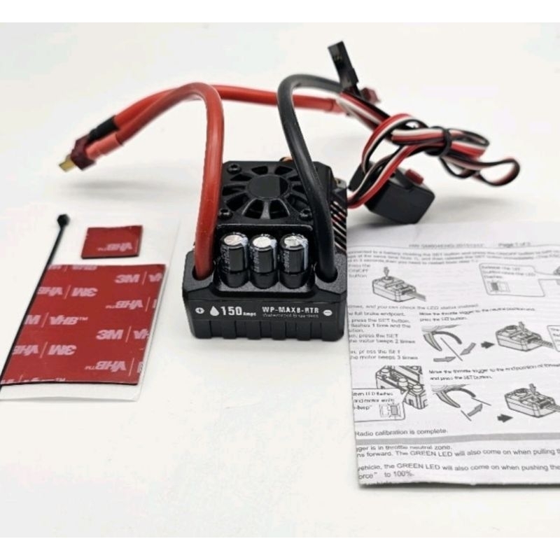 Hobbywing WP-MAX8-RTR ESC 150a with motor | Shopee Malaysia