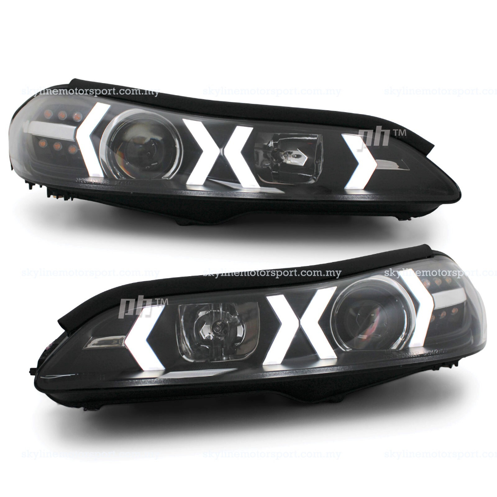 Nissan Silvia S15 Head Lamp Projector DRL Led Bar 100% Taiwan | Shopee ...