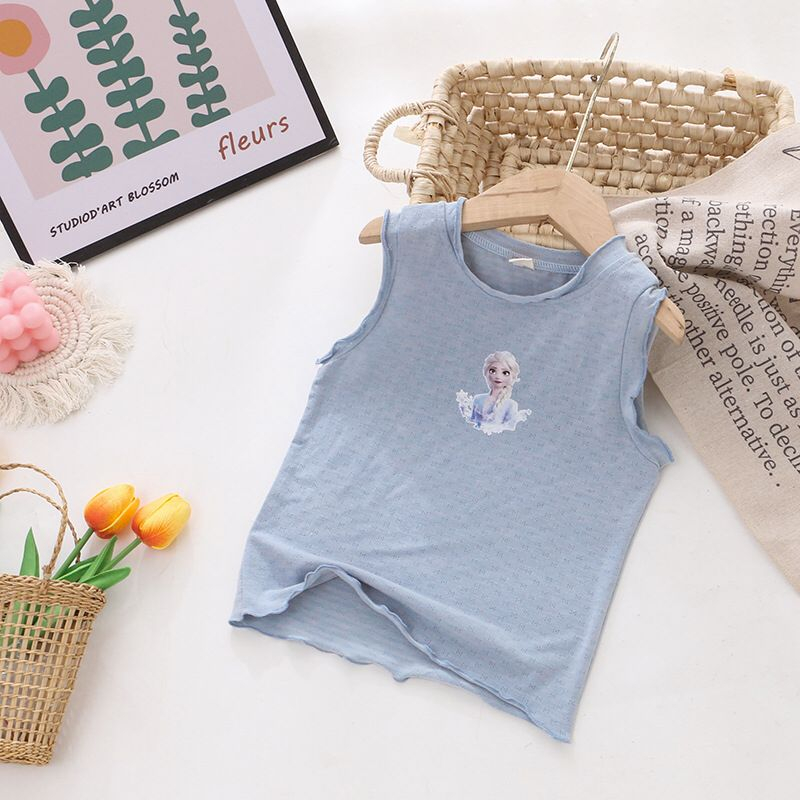 Frozen vest sleevess base layer for girls disney princess | Shopee Malaysia