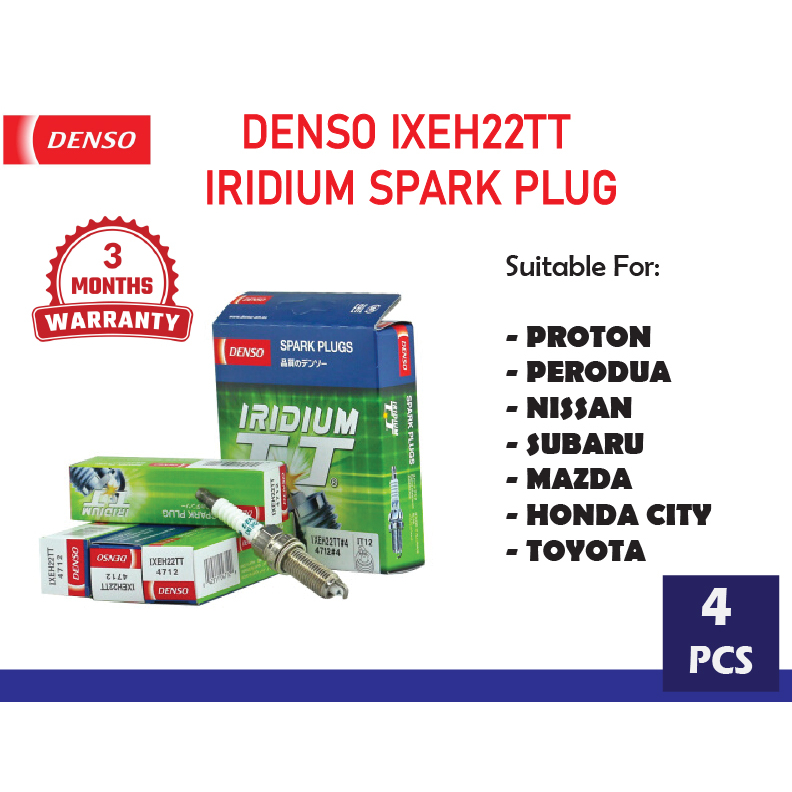 【100% ORIGINAL】IXEH22TT DENSO PALAM PENCUCUH IRIDIUM TT - NISSAN ALMERA ...