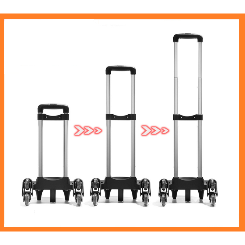 2 Roda / 6 Roda Wheel Kid Children Trolley School Bag Trolley Tarik Beg ...