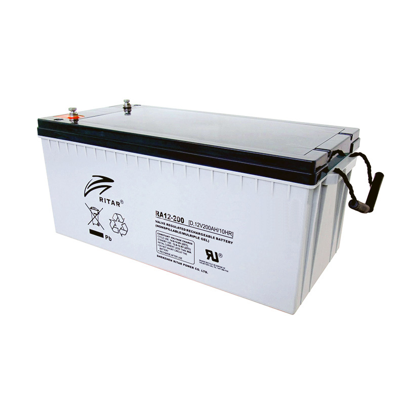Ritar RA12-200 12V 200Ah AGM Maintenance Free Rechargeable Sealed Lead ...