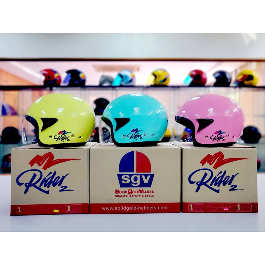 HELMET SGV RIDER 2 (READY STOCK) | Shopee Malaysia