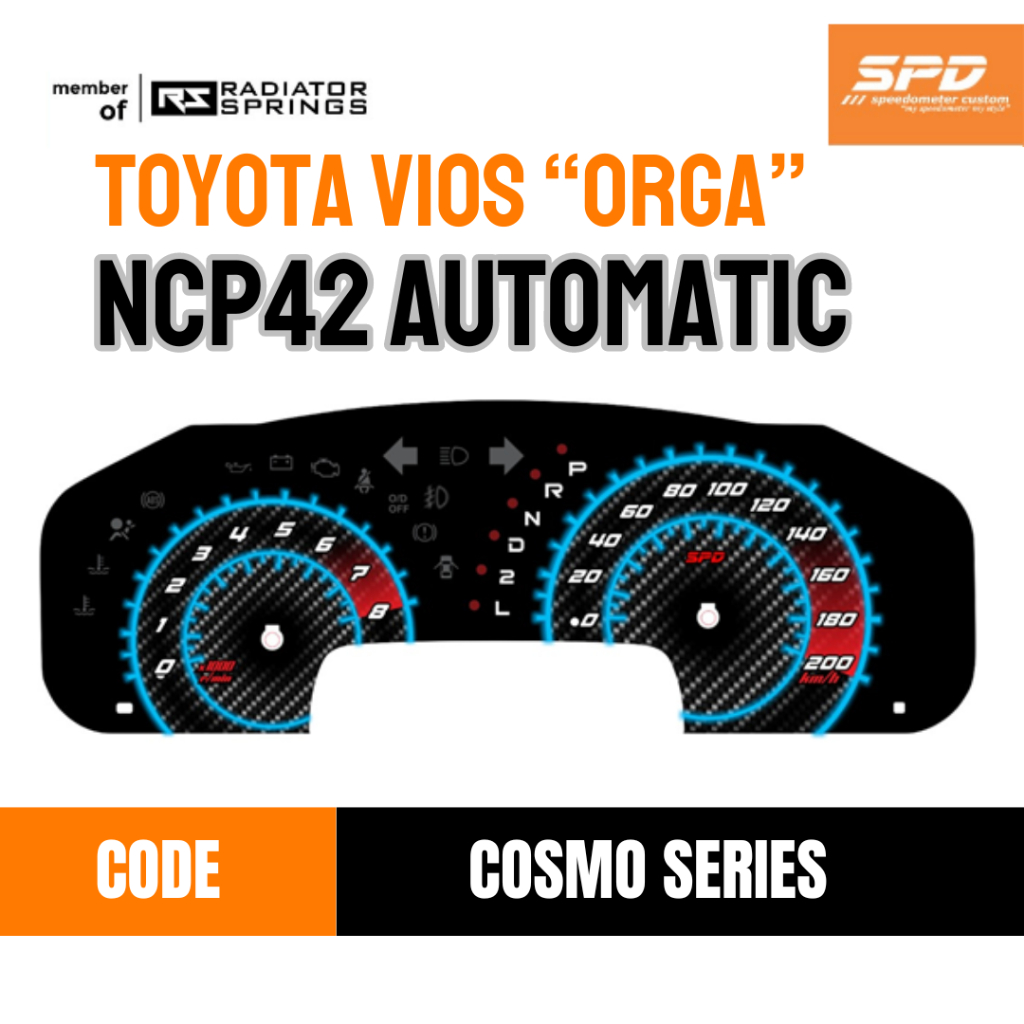 [PRE ORDER] Toyota Vios “ORGA” NCP42 Facelift Automatic Faceplate ...