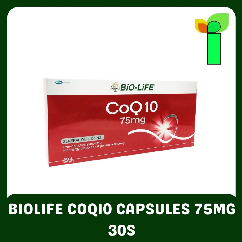 Biolife Coq10 Capsules 75mg 30s | Shopee Malaysia