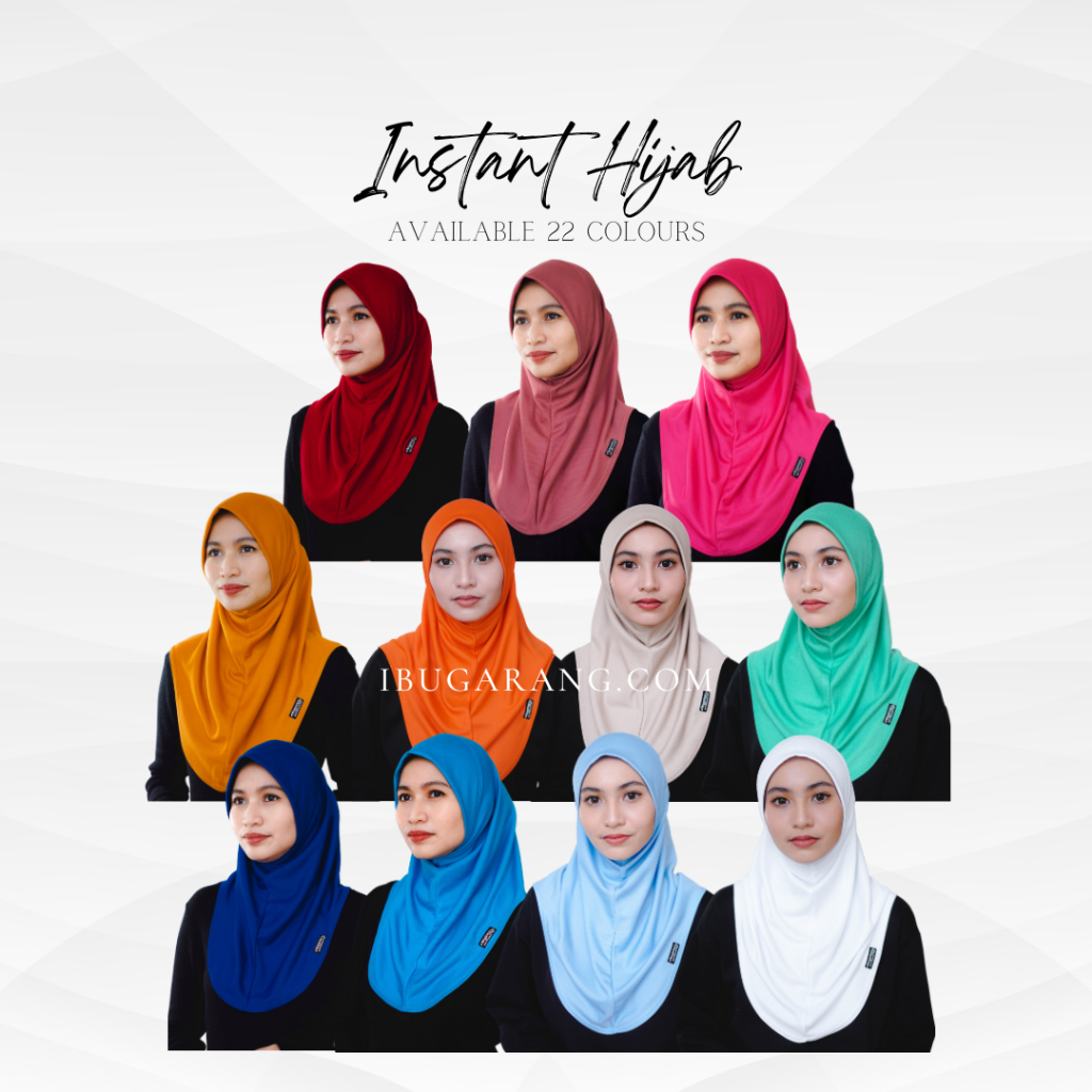 IBUGARANG Sports Hijab (S/M/L) Instant Hijab Tudung Sarung Sukan Jersey | Shopee Malaysia