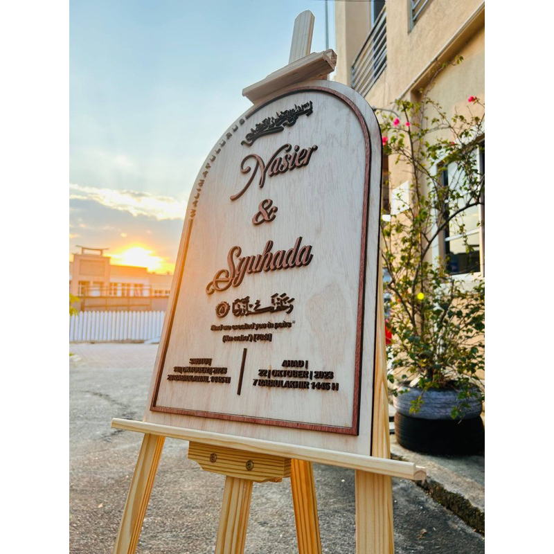 WELCOME BOARD CUSTOM HANGER CUSTOM WEDDING ENGAGEMENT BIRTHDAY CEREMONY ...