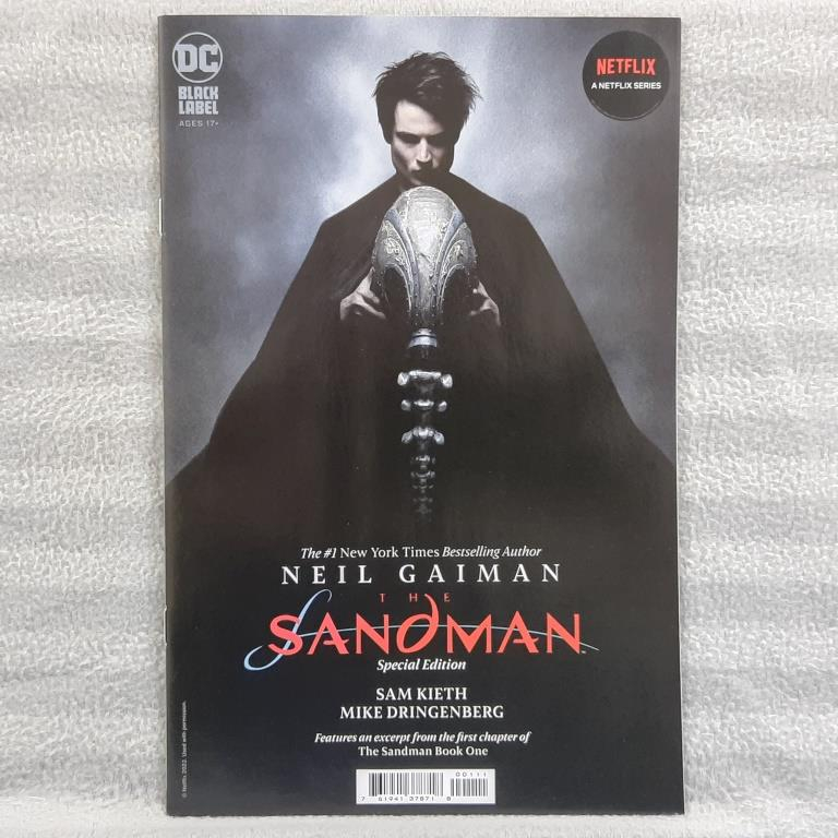 Sandman Special Edition #1 (One-Shot) DC Comics Black Label (NETFLIX ...