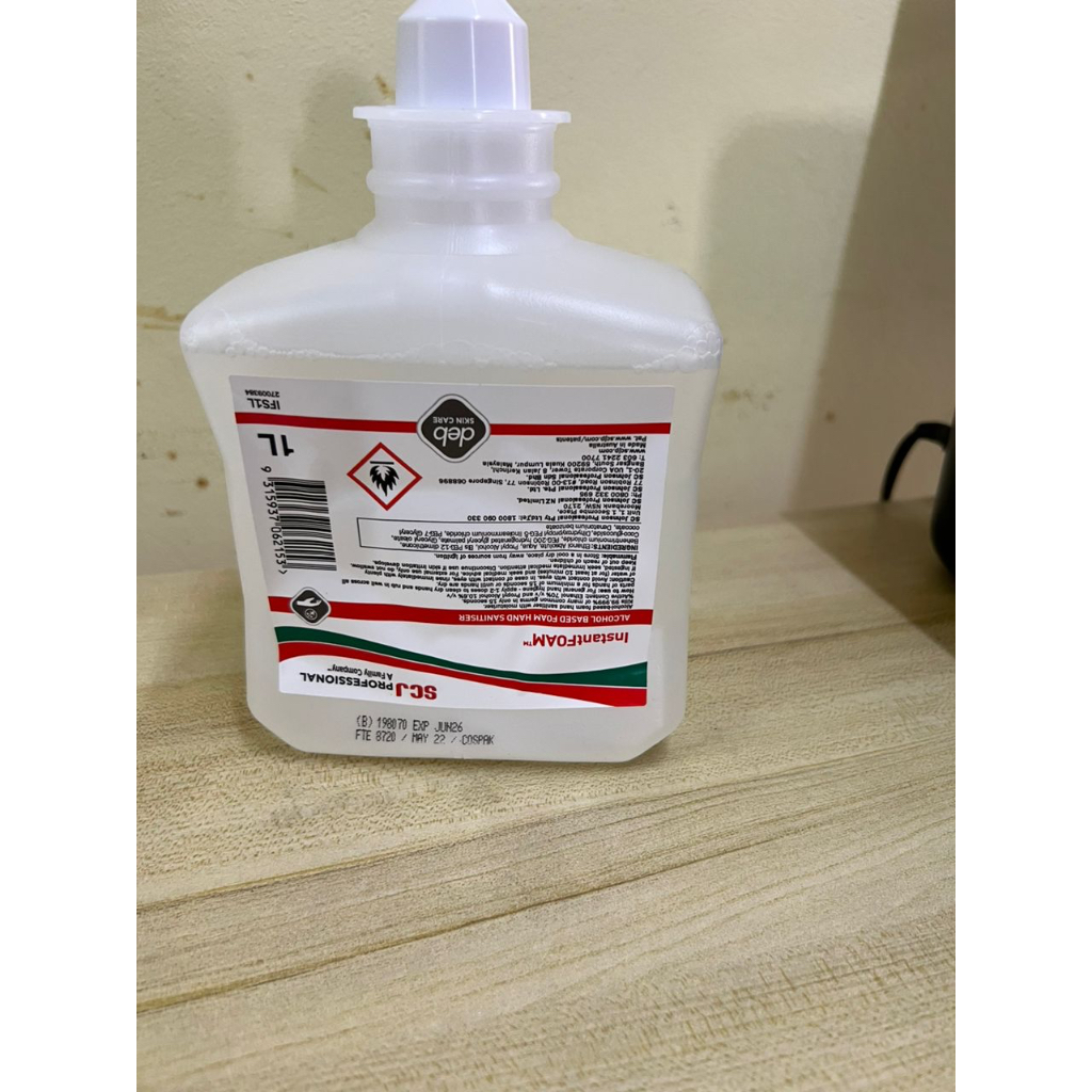 Deb Stoko TM Instant Foam Hand Sanitizer With 70% Alcohol Base Refill ...
