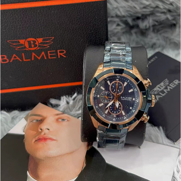 💥READY STOCK💥Balmer 8112 Original watch warranty year 316 stainless ...