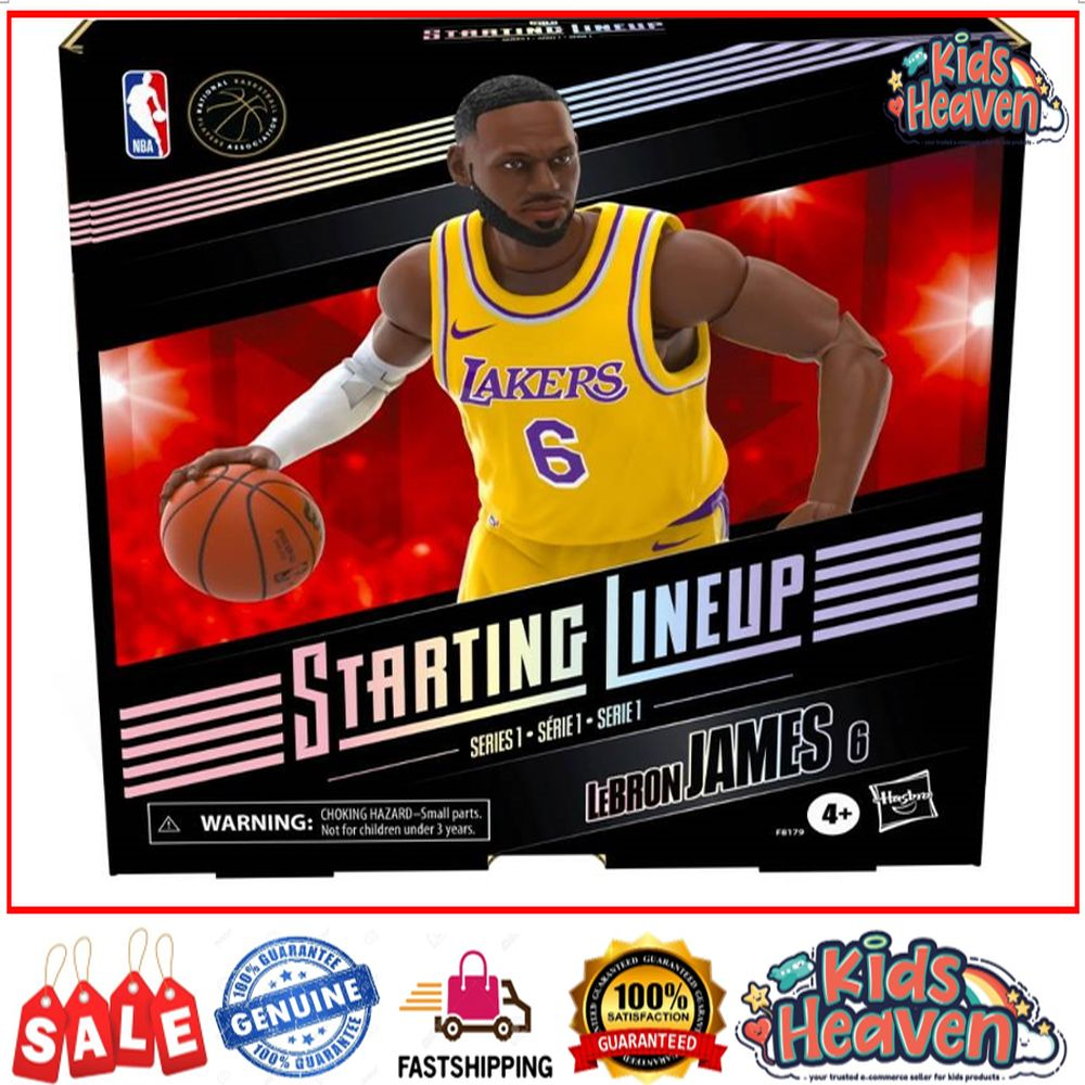 Hasbro NBA Starting Lineup LeBron James 6 Inch Figure (100.0% Original ...
