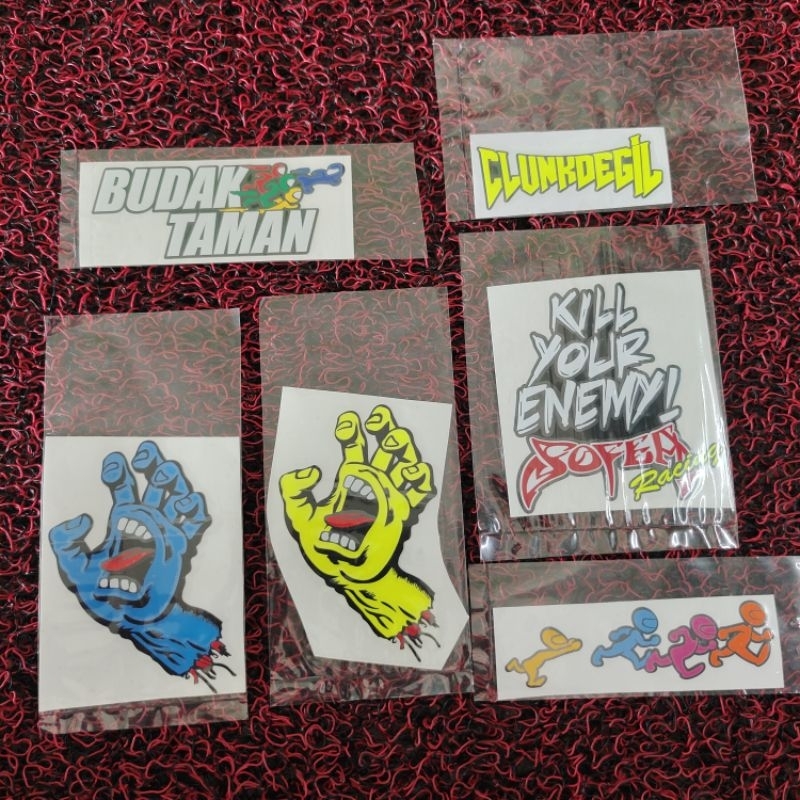 STICKER TANGAH API / ROSSI / BUDAK TAMAN / KILL YOUR ENEMY / ANGKALIMA / PCOPROBLEM / SELECT ...