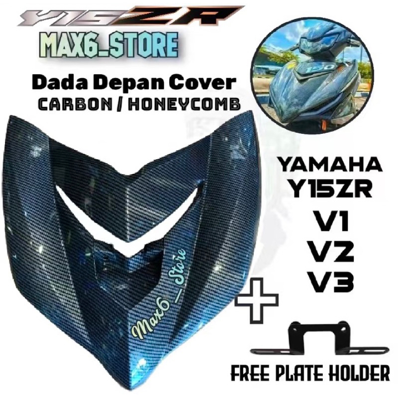 YAMAHA Y15ZR DADA FRONT COVER INNER PANEL WITH PLATE HOLDER EXCITER150 ...