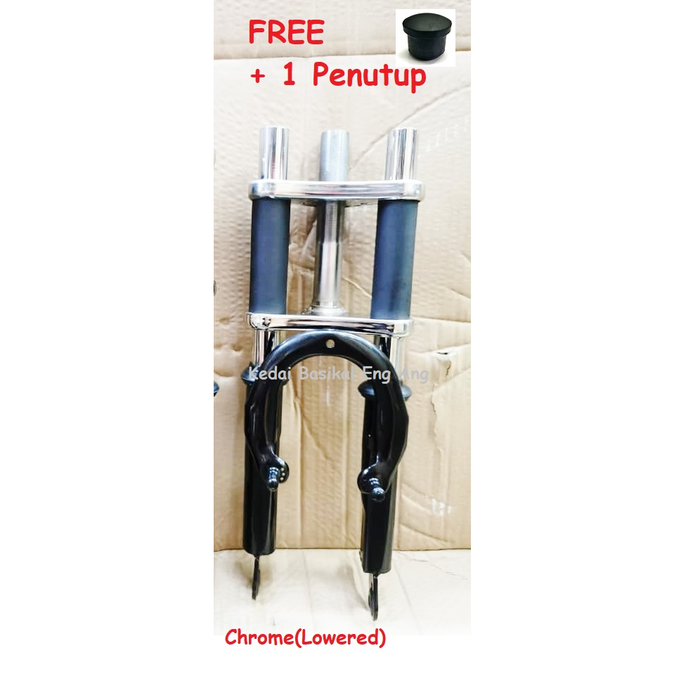 Fork Double 16" loweredhabis habis dan non lowered sesuai untuk basikal ...
