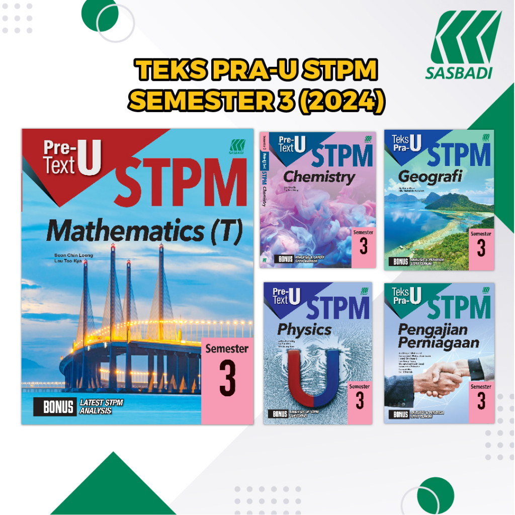 TEKS PRA-U STPM SEMESTER 3 (2024) | Shopee Malaysia