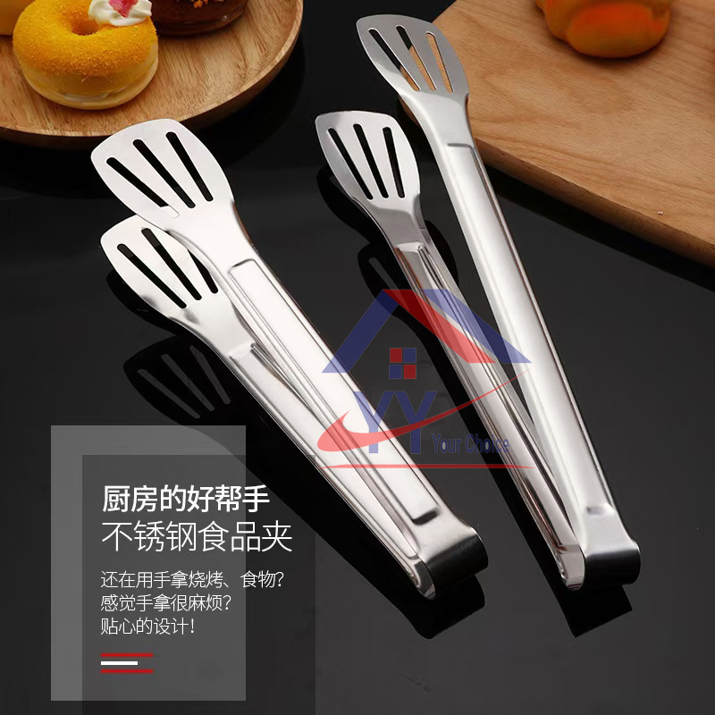 Stainless Steel Food Tong/Food Clip BBQ Tongs Tweezer Penyepit Makanan ...