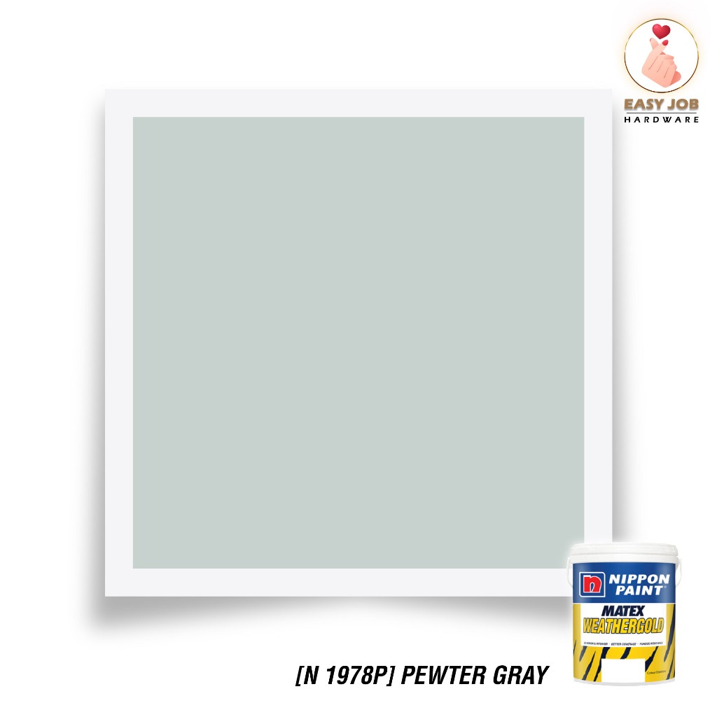 5L Nippon Paint Matex Weathergold Exterior Wall Paint Cat Dinding Luar ...