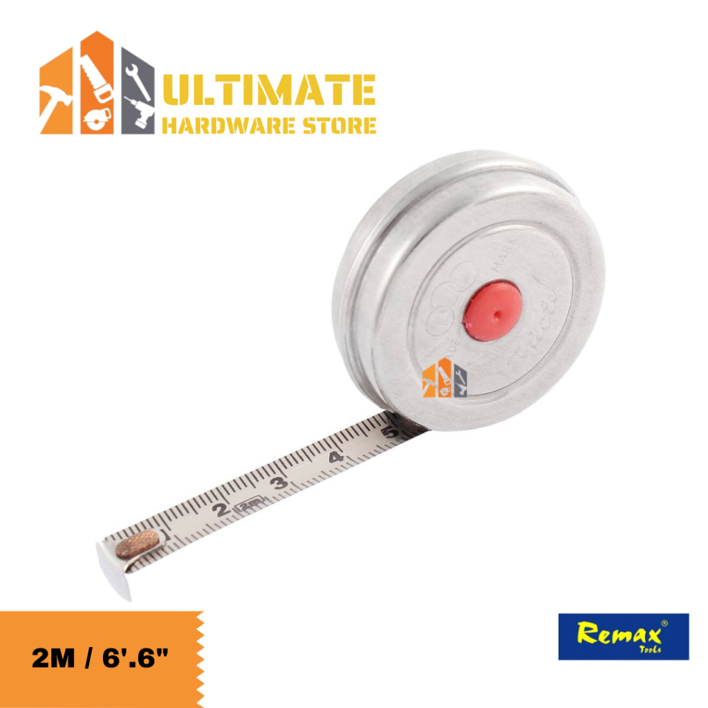 2M Stainless Steel Tape Measure Home Factory Office Woodworking Mini ...