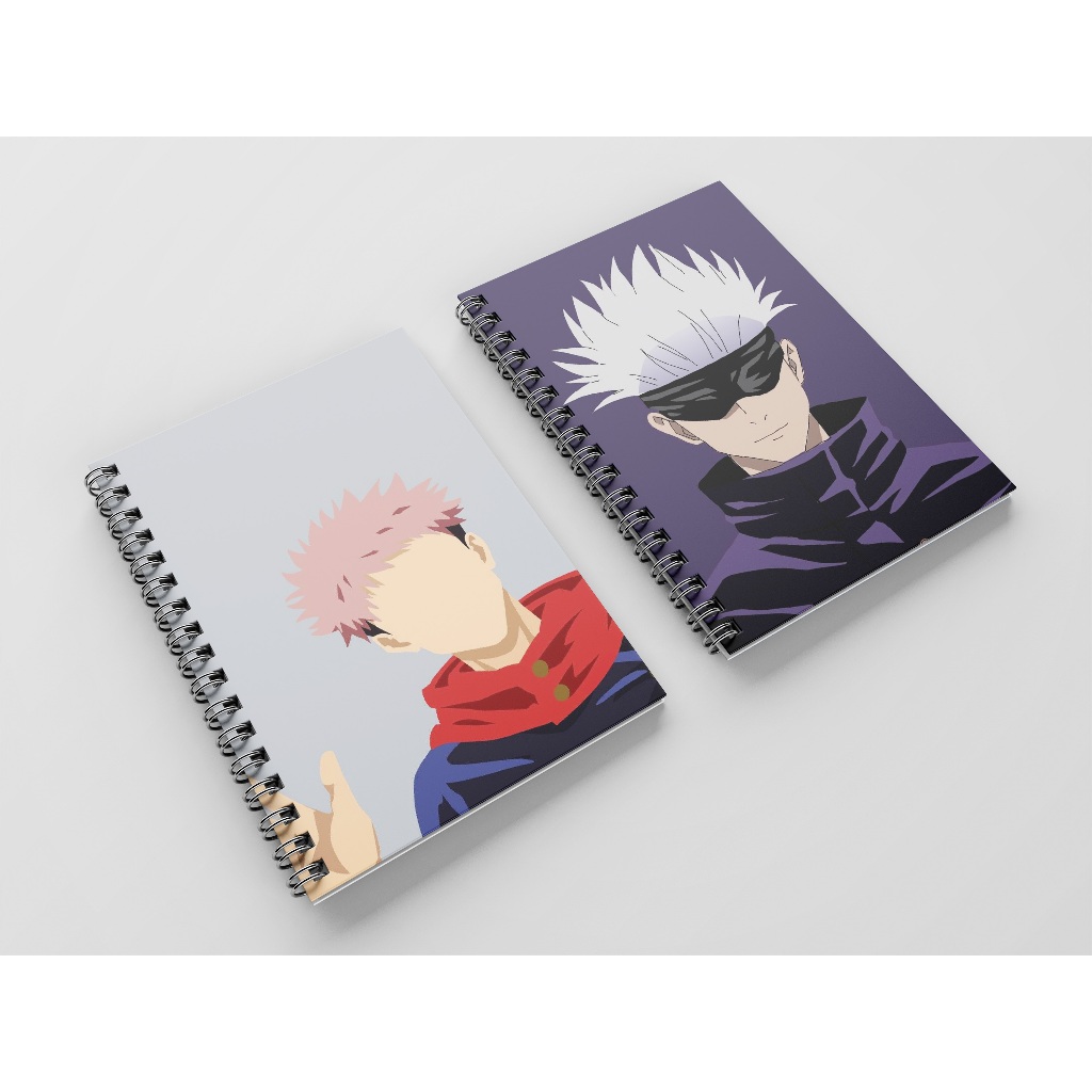 Jujutsu Kaisen Theme Notebook | Buku Nota -Blank-Line-Dot-Grid | 100pgs ...