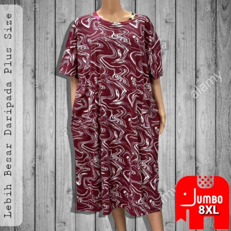 🐘Dress 8XL🐘 Baju tidur wanita plus size / baju tido seksi perempuan ladies pyjamas nightdress ...