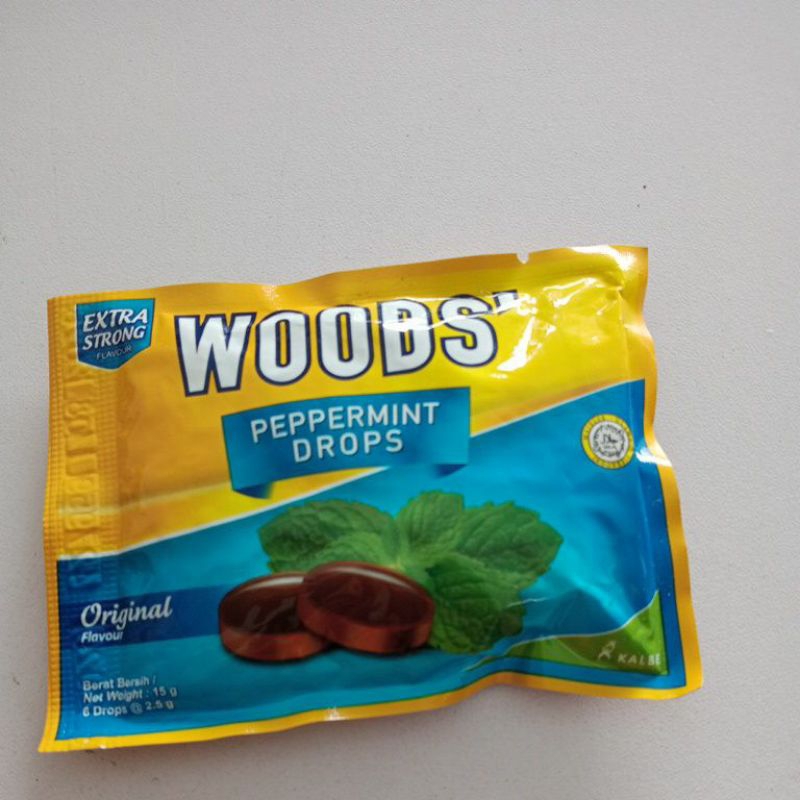 WOODS PEPPERMINT DROPS ORGINAL FLAVOUR 15 G | Shopee Malaysia
