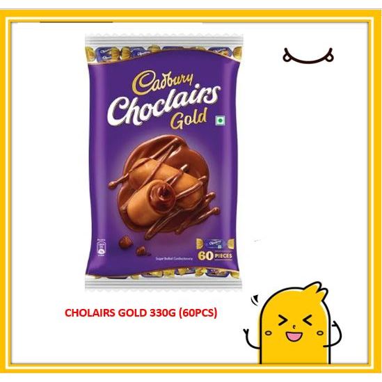 Cadbury Choclairs Gold Candy, 330 g (60 Candies) | Shopee Malaysia