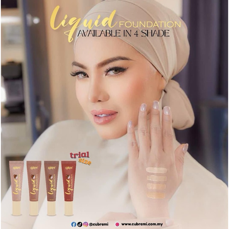 CUBREMI FOUNDATION LIQUID (5ML) | Shopee Malaysia