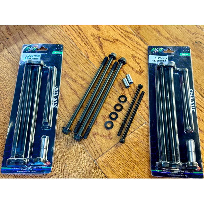 ESR MOTOR RED LEO STUD HEAD/BLOCK UNTUK ENGINE JET ROD Y15/LC135 ...